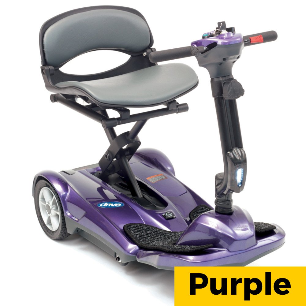 Drive 3 Wheel Folding Compact Lightweight Mobility Carboot Scooter