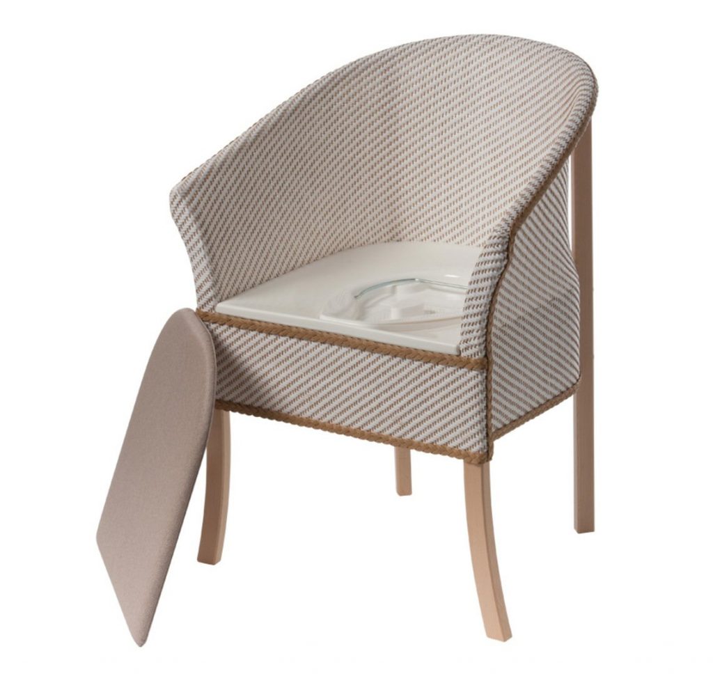 Basket Weave Commode Chair - DSL Mobility