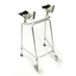 Platform Forearm Zimmer Frame with Wheels - DSL Mobility