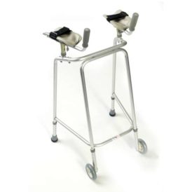 Platform Forearm Zimmer Frame with Wheels - DSL Mobility